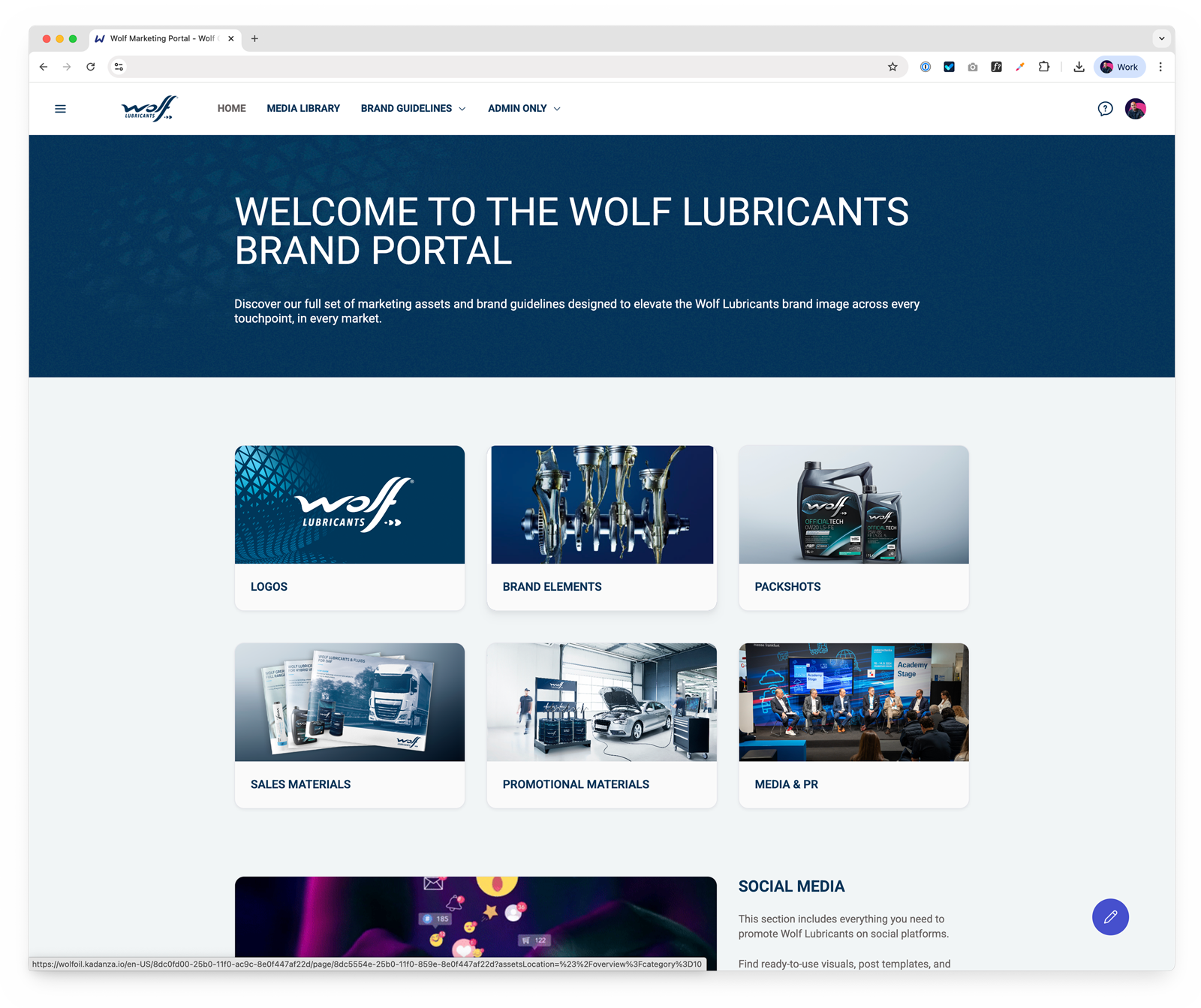 Wolf Oil Case Study: Multi-Brand DAM with API Integration | Kadanza